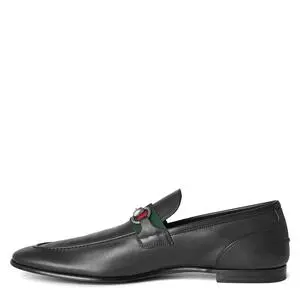 Gucci Leather Horsebit Loafers