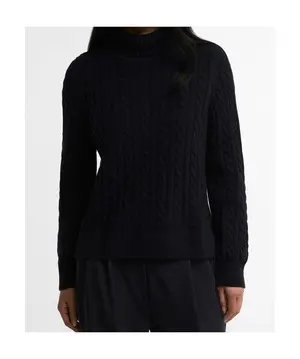 Barbour Cable Knit Turtleneck Sweater