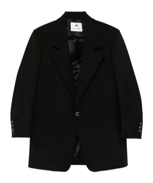 MARINE SERRE Twill Suit Jacket