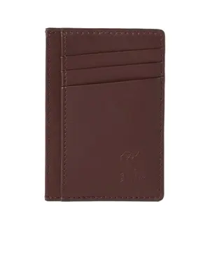 Brunello Cucinelli Leather Card Holder - Brown
