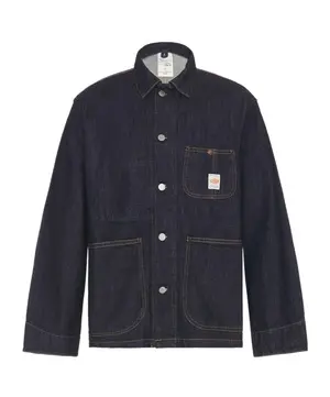 Nudie Jeans Long-sleeved Collared Denim Jacket