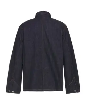 Nudie Jeans Long-sleeved Collared Denim Jacket