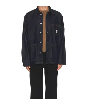 Nudie Jeans Long-sleeved Collared Denim Jacket