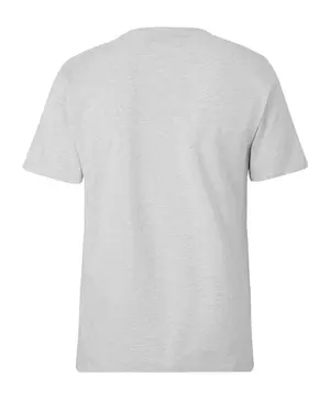 Off-White Light Heather Grey Crew-neck Short-sleeve Tee
