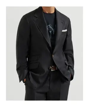Brunello Cucinelli Striped Blazer