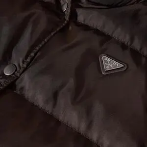 Prada Quilted Stand Collar Vest