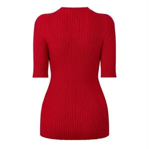 Prada Fitted Midsleeve Knit Top