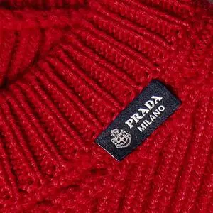 Prada Fitted Midsleeve Knit Top