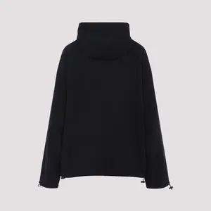 Miu Miu Zip-up Drawstring Hoodie