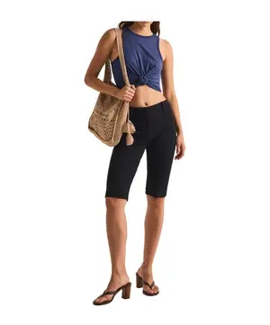 Magda Butrym Cropped Sleeveless Tank Top With Front Knot Detail - No