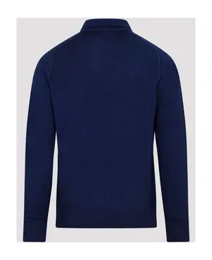 Etro Logo-embroidered Long-sleeve Polo Shirt