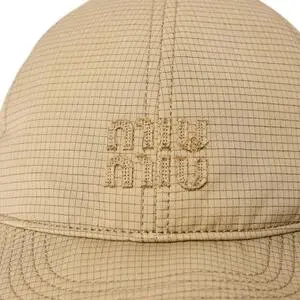 Miu Miu Solid Color Baseball Cap