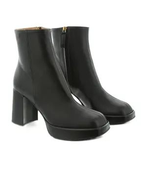 TOD'S 80mm Square-toe Leather Boots - Black
