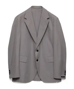 Prada Single-breasted Cotton Jacket - Gray