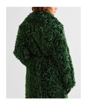 Prada Midlength Plush Coat