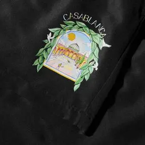 Casablanca Elastic Waist Swim Trunks