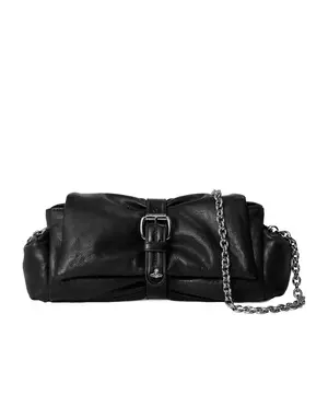 VIVIENNE WESTWOOD Solid Color Clutch Bag - Black