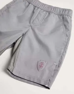 Brunello Cucinelli Logo Patch Bermuda Shorts