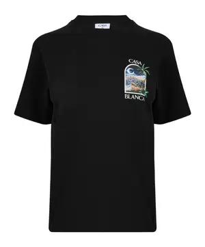 Casablanca Crew-neck Short-sleeve T-shirt