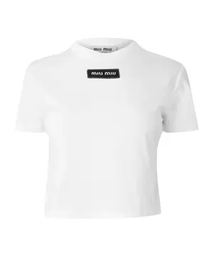 Miu Miu Cropped T-shirt