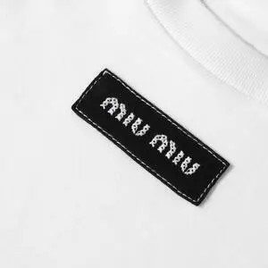 Miu Miu Cropped Shortsleeve Tshirt