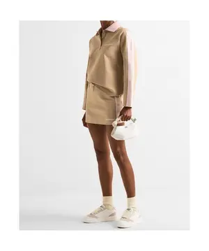 Casablanca Long-sleeve Polo Shirt With Striped Cuffs