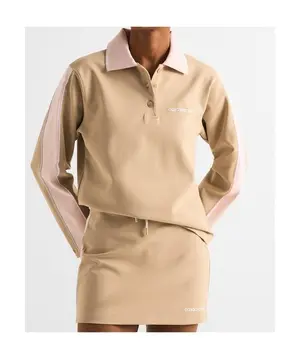 Casablanca Long-sleeve Polo Shirt With Striped Cuffs