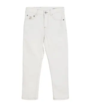 Brunello Cucinelli Stitch-detail Straight-leg Jeans