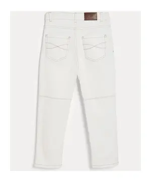 Brunello Cucinelli Stitch-detail Straight-leg Jeans