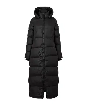 Canada Goose Solid Color Down Jacket - Black