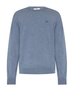 Etro Logo Embroidered Crewneck Knitted Jumper