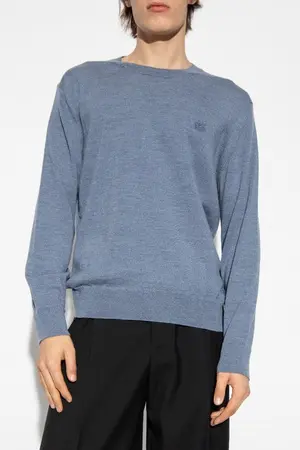 Etro Logo Embroidered Crewneck Knitted Jumper