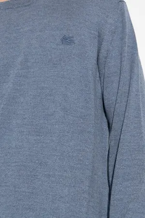 Etro Logo Embroidered Crewneck Knitted Jumper