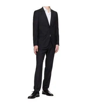Hugo Boss Micro-patterned Slim Fit Suit