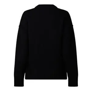 AMI Paris Embroidered Crew Neck Knit Sweater