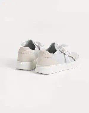 Brunello Cucinelli Suede-paneled Low-top Sneakers