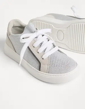 Brunello Cucinelli Suede-paneled Low-top Sneakers