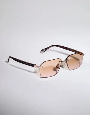 Brunello Cucinelli Tyler 18k Gold-plated Titanium Frame Eyeglasses
