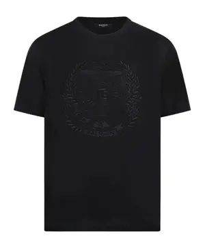 Balmain Logo Crew Neck T-shirt