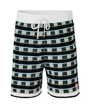 Casablanca Crochet Mosaic Shorts
