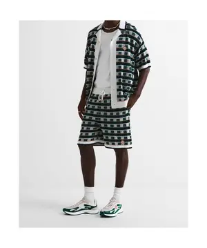 Casablanca Crochet Mosaic Shorts