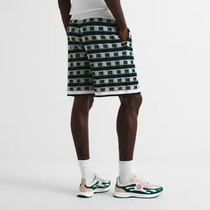 Casablanca Crochet Mosaic Shorts