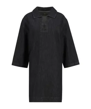 Barbour Myra Denim Shirt Dress - Black