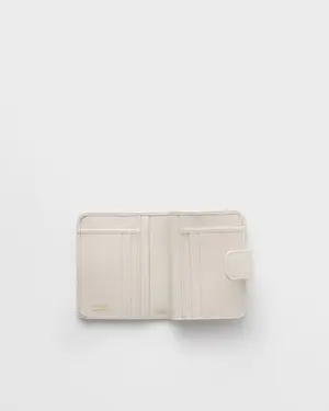 Prada Small Saffiano-leather Snap Wallet