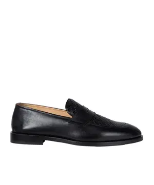 Brunello Cucinelli Penny-slot Loafers - Black