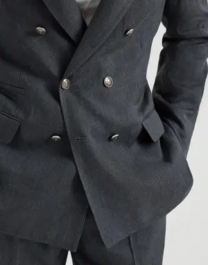 Brunello Cucinelli Chevron Double-breasted Blazer
