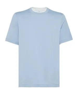 Brunello Cucinelli Layered-effect Crewneck T-shirt - No