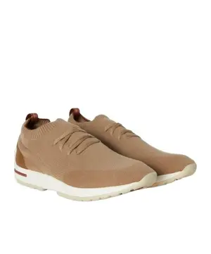 Loro Piana 360 Lp Flexy Walk Knitted Leather Sneakers