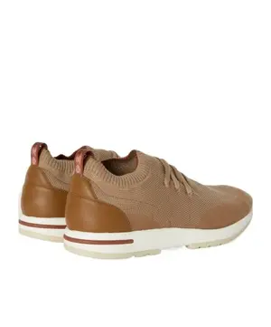 Loro Piana 360 Lp Flexy Walk Knitted Leather Sneakers
