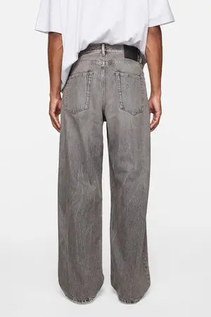 Acne Studios 1981 Logo-patch Wide-leg Denim Trousers